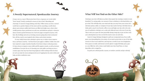 Sweet & Creepy Coloring by Kitty Willow | Quarto At A Glance | The ...