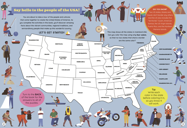 We Are the United States Activity Book by Claire Saunders | Quarto At A ...